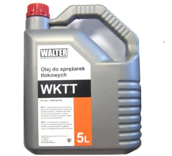 WALTER olej do kompresorów, sprężarek tłokowych WKTT 5 l